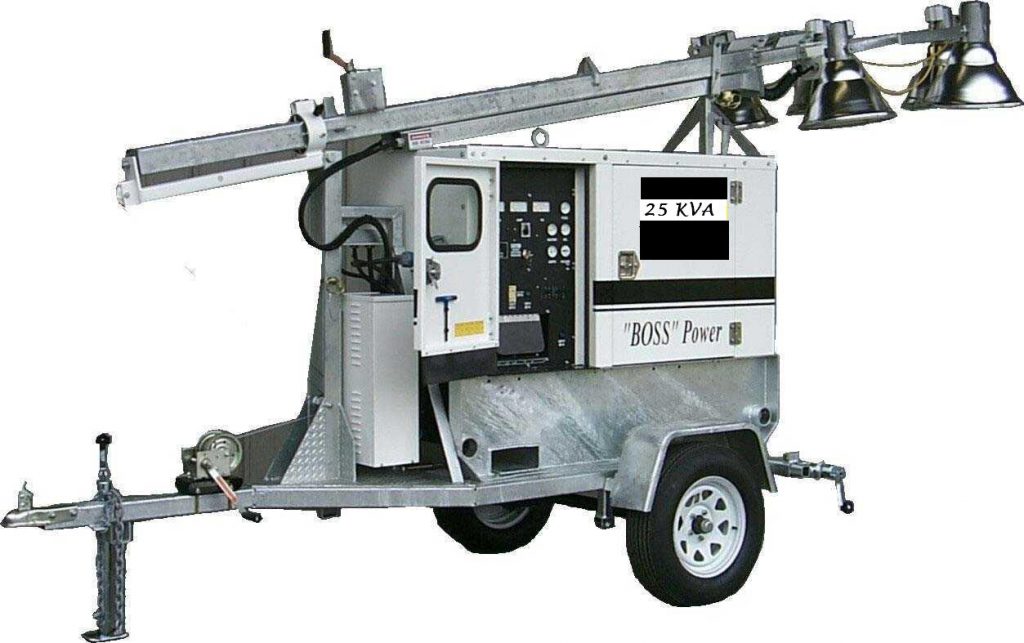 PORTABLE GENERATOR LED LIGHT TOWER COMBO Archives - Boss Stadium Light ...